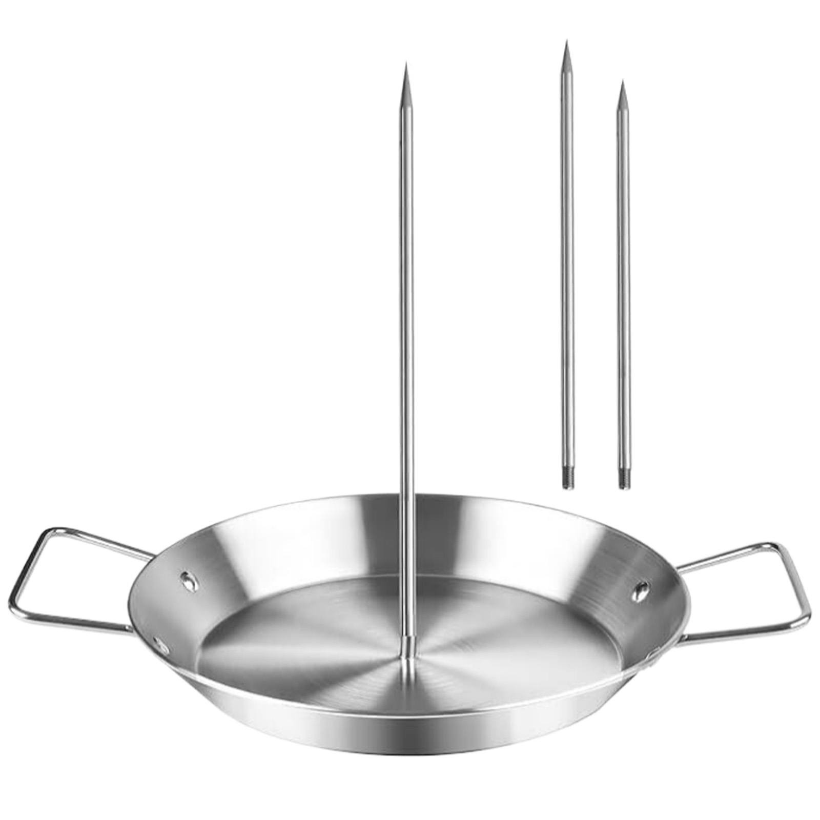 Stainless Steel Pan with Skewers for Oven, Ideal for Al Pastor ...